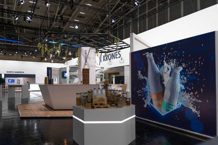 Krones-Lösungswelt auf der drinktec - mac. brand spaces